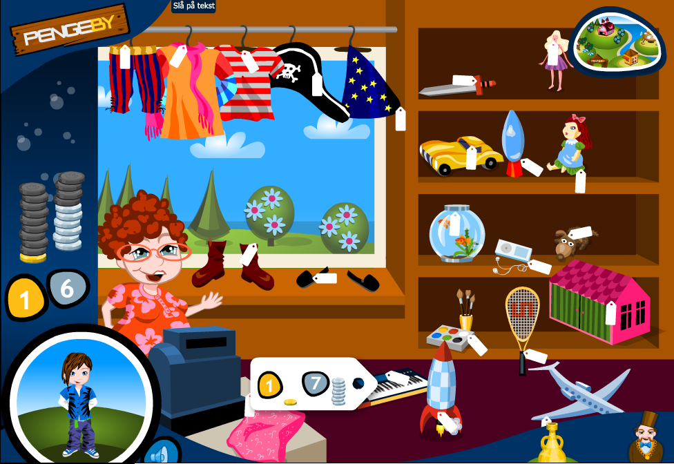 ITL111-Svein: Vurdering av et pedagogisk spill - Pengeby