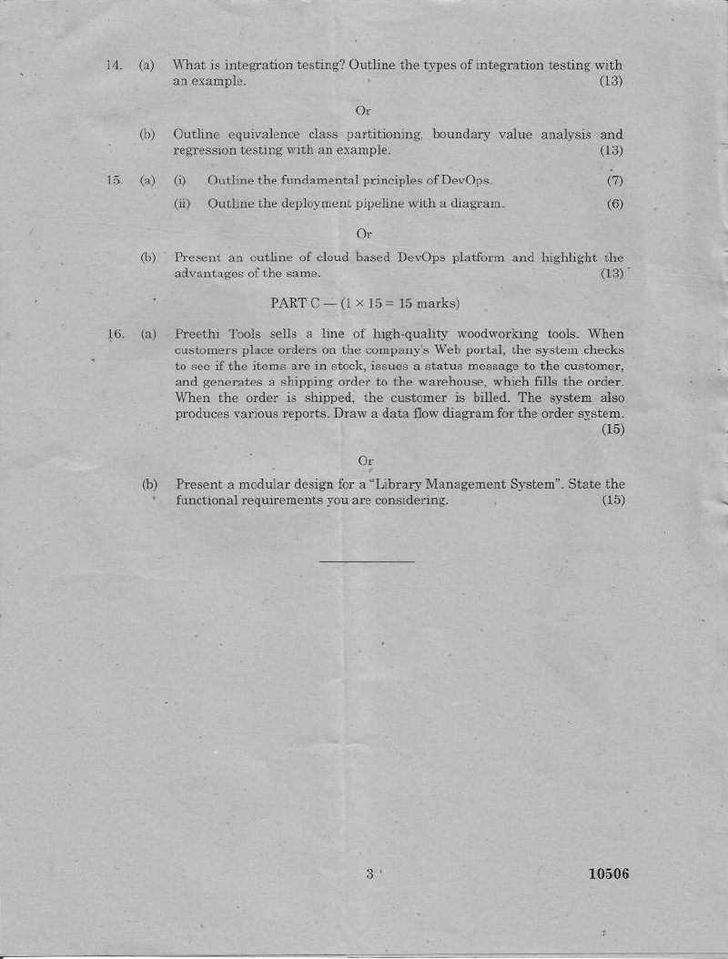 Anna University CP 5154- ADVANCED SOFTWARE ENGINEERING APRIL MAY 2019 ...