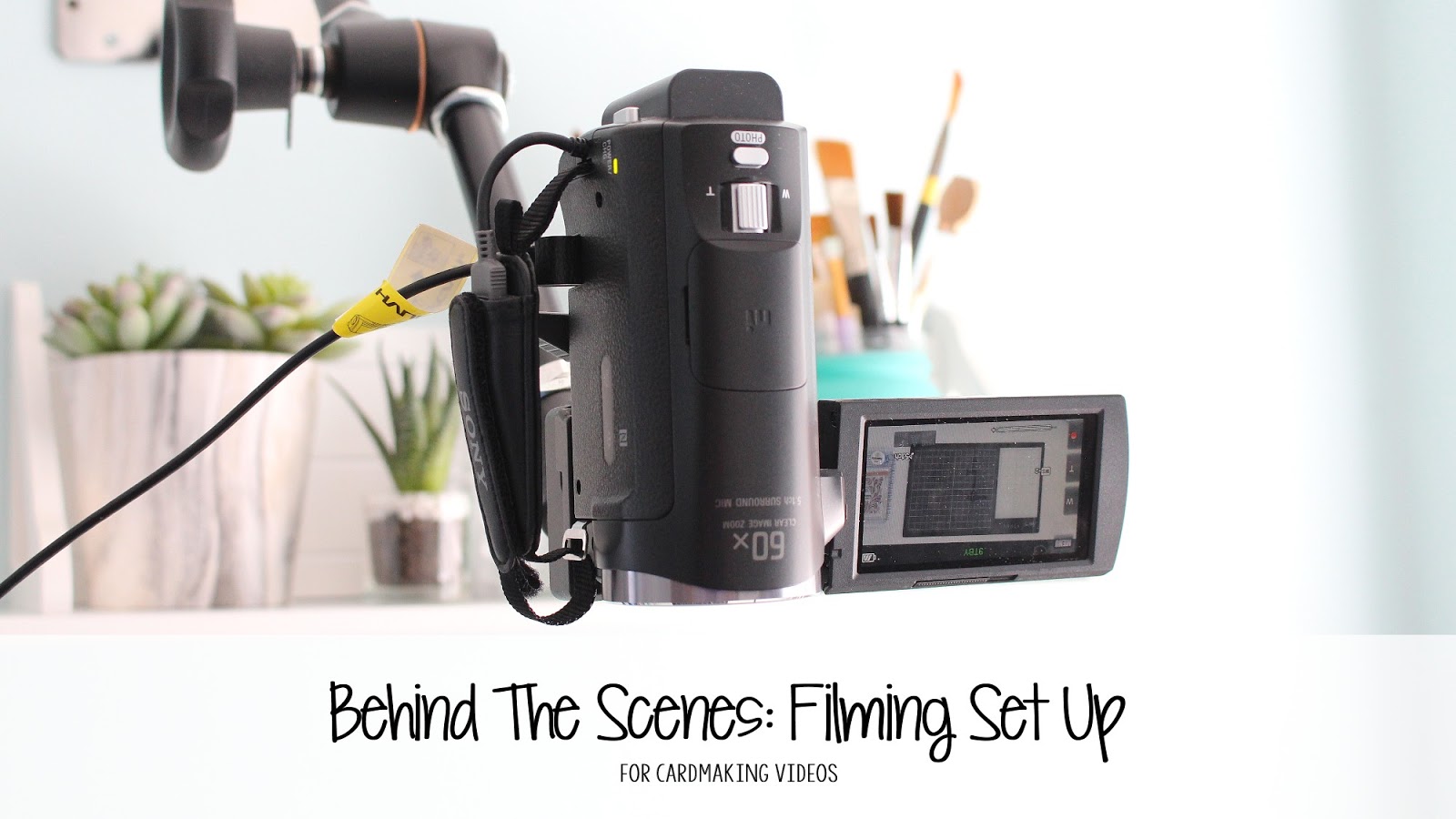 The Card Grotto: VIDEO | Behind The Scenes: Filming Set Up