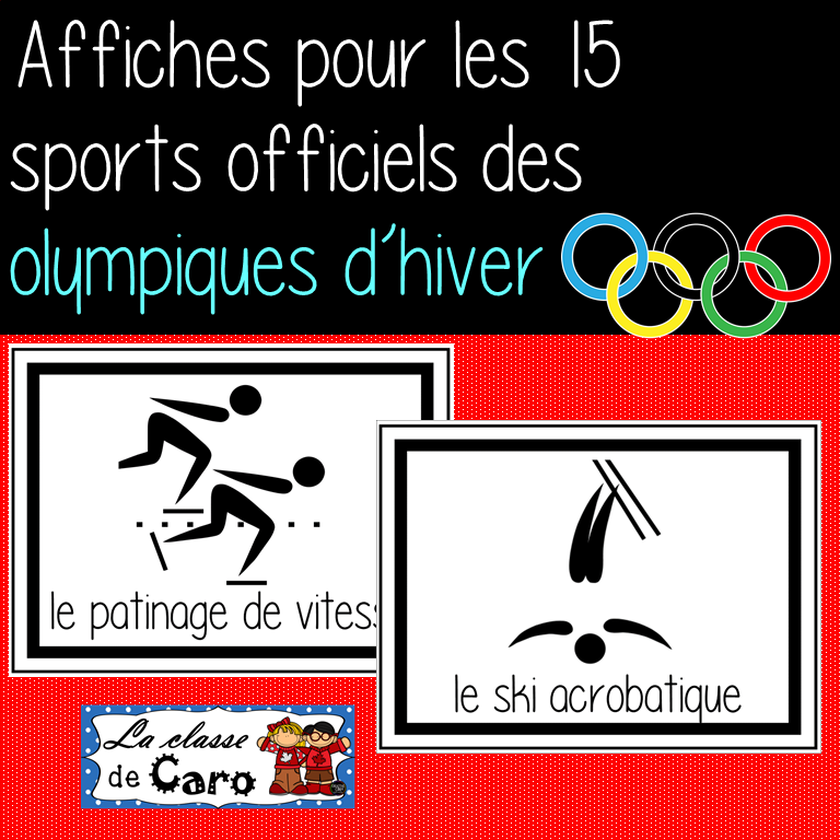 la classe de caro.: Les olympiques d'hiver