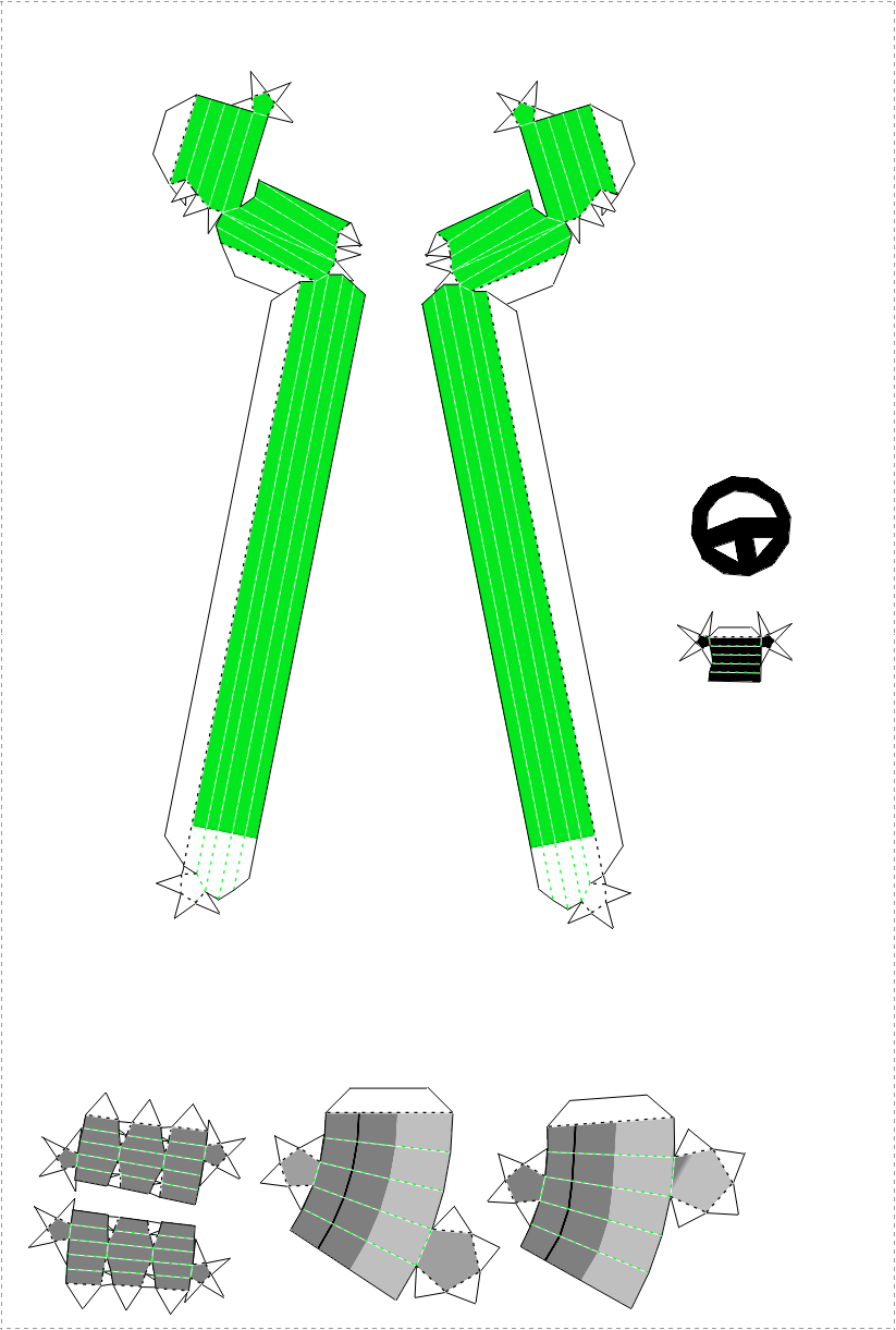 PaperCraft: Kart de Luigi