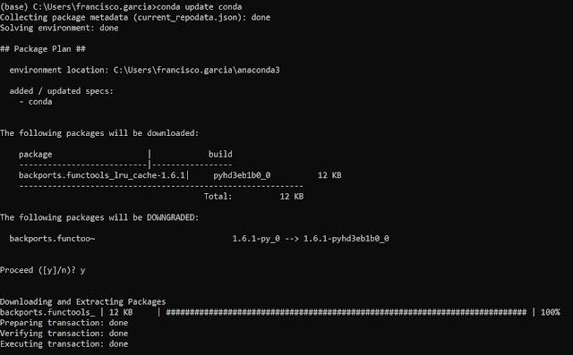 Iniciar un proyecto de Ciencia de Datos en Python con Anaconda ...