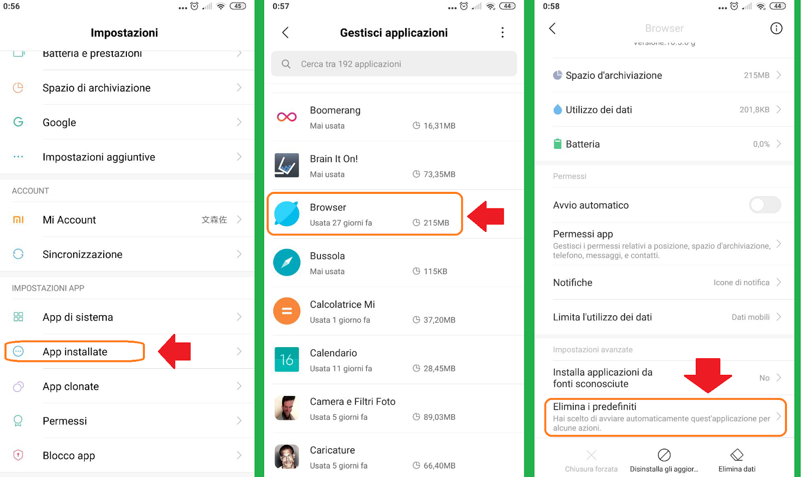 Come modificare un applicazione predefinita su Android - Tuttoxandroid