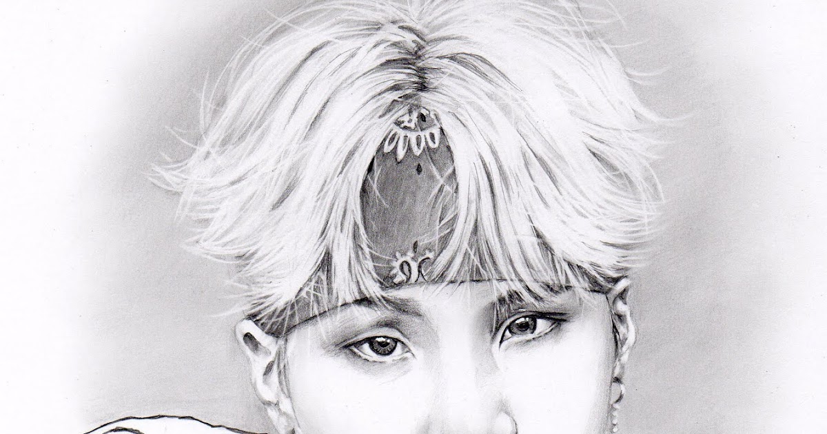 NAMIL ART: Pencil Portrait Drawing - BTS. SUGA (K-pop Pencil ...