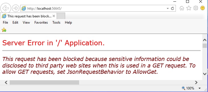 Jsonresult Type In Mvc