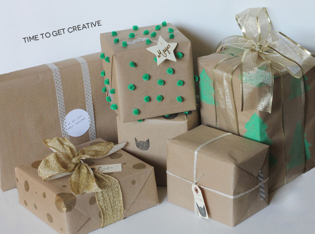 Love and Whimsy: Kraft Paper Wrapping
