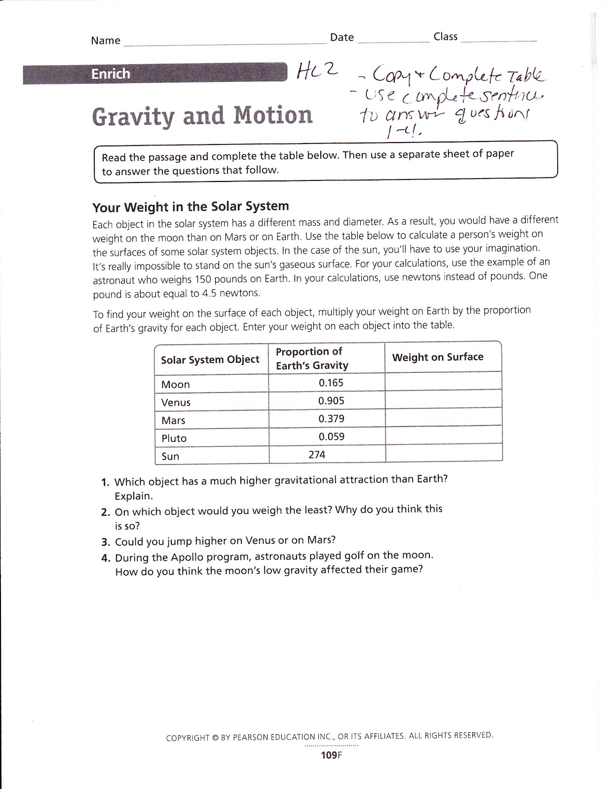 Dr. Gayden's Eighth Grade Science Class: January 2012