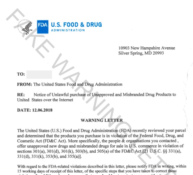 Fda Warning Letters ~ Thankyou Letter