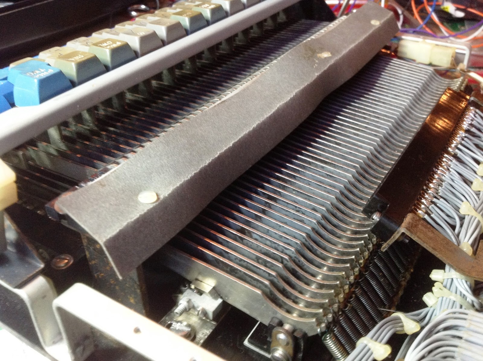 IBM 1130 Project: Interfacing the keyboard mechanism