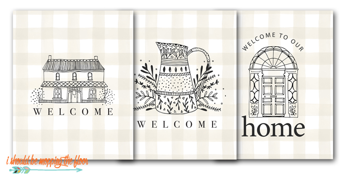 Free Welcome Printable | i should be mopping the floor