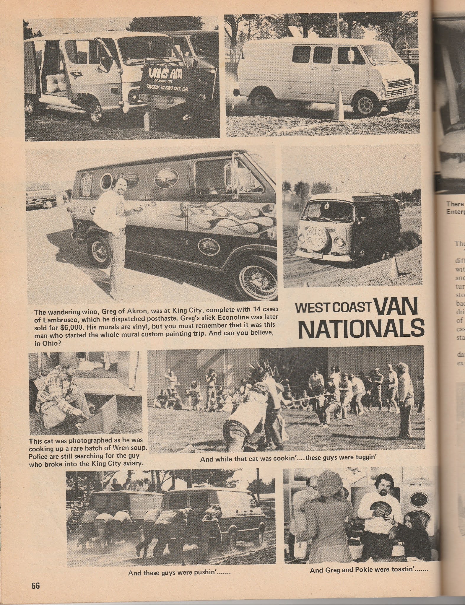 1970's VAN Magazines : Vans And Trucks Magazine #1