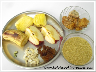 KALAI'S COOKING RECIPES: Thinai Fruits Paniyaram | Siru Thaniyam ...