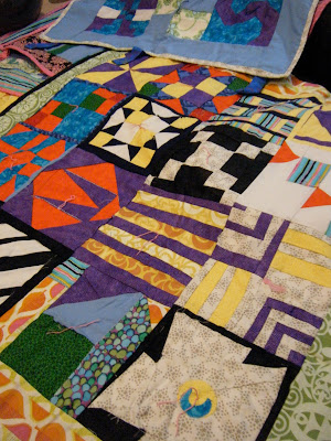 Sandra's Studio: Patchwork from Grade 8 students