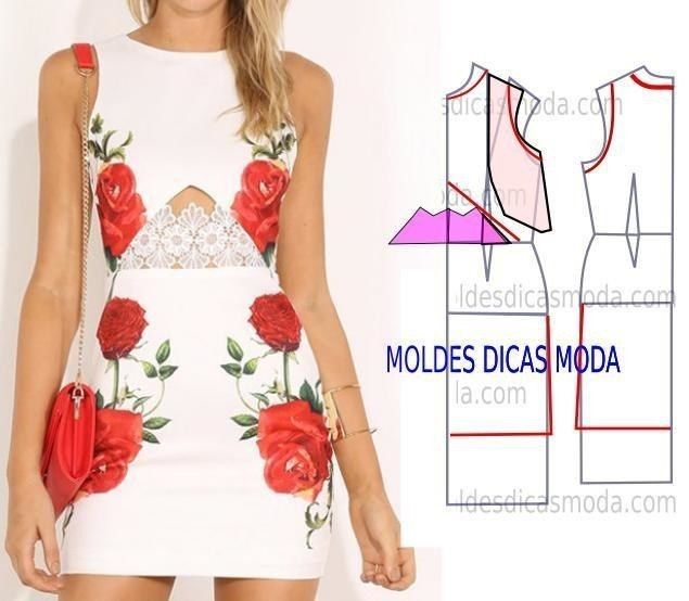 7 Modelos de vestidos com molde grátis para corte e costura - Ver e Fazer