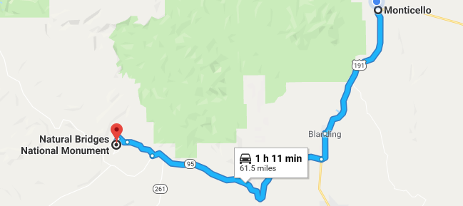 The Southwest Through Wide Brown Eyes: Natural Bridges National ...