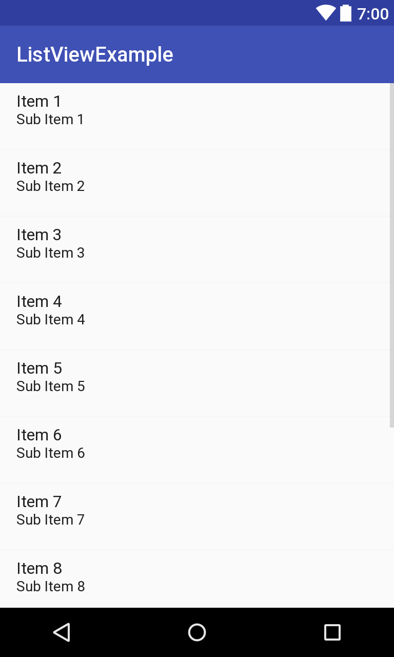 How To Create List in Android Using ListView - Target Android