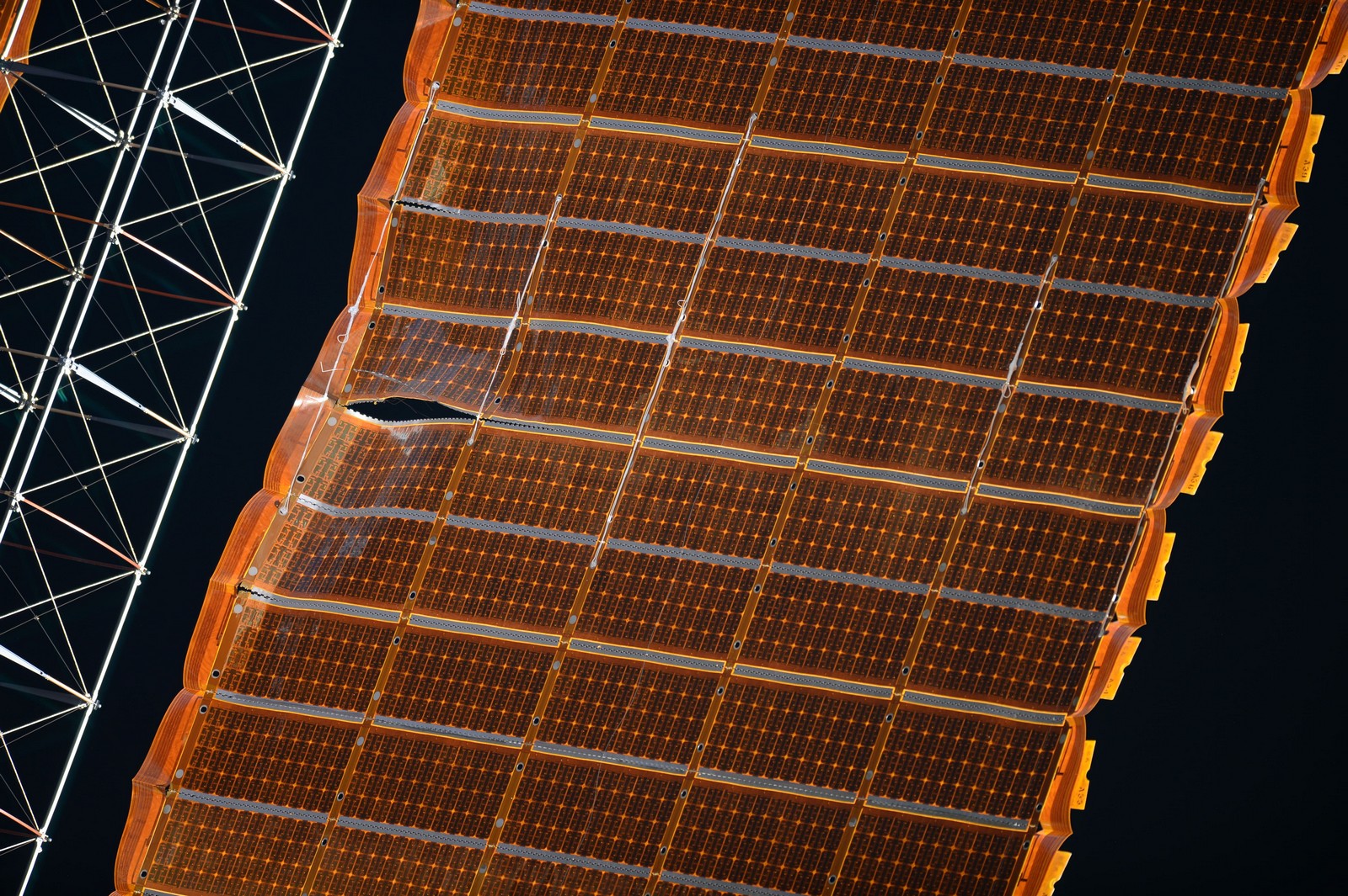 Friends of NASA: Repaired solar panel | International Space Station
