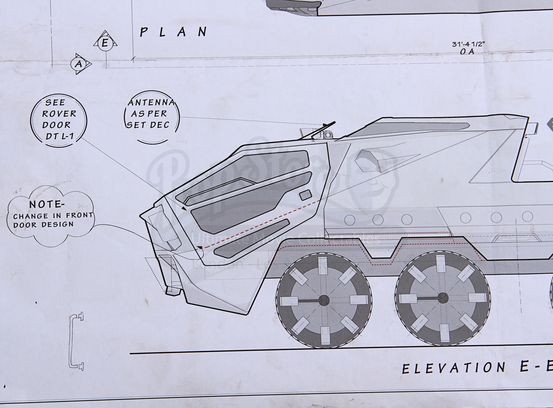 Alien Explorations: Prometheus: Production-Used Blueprint - Rover ...
