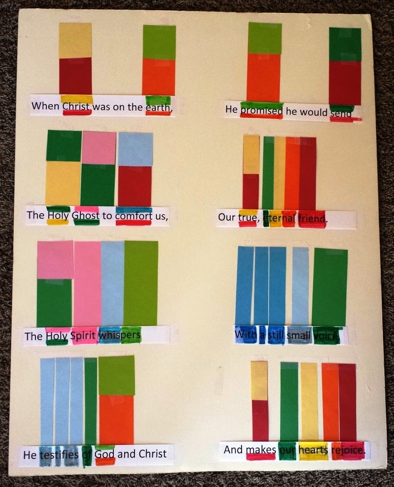 Primary Notes 29 ♫: Bell Chart for The Holy Ghost (p. 105)