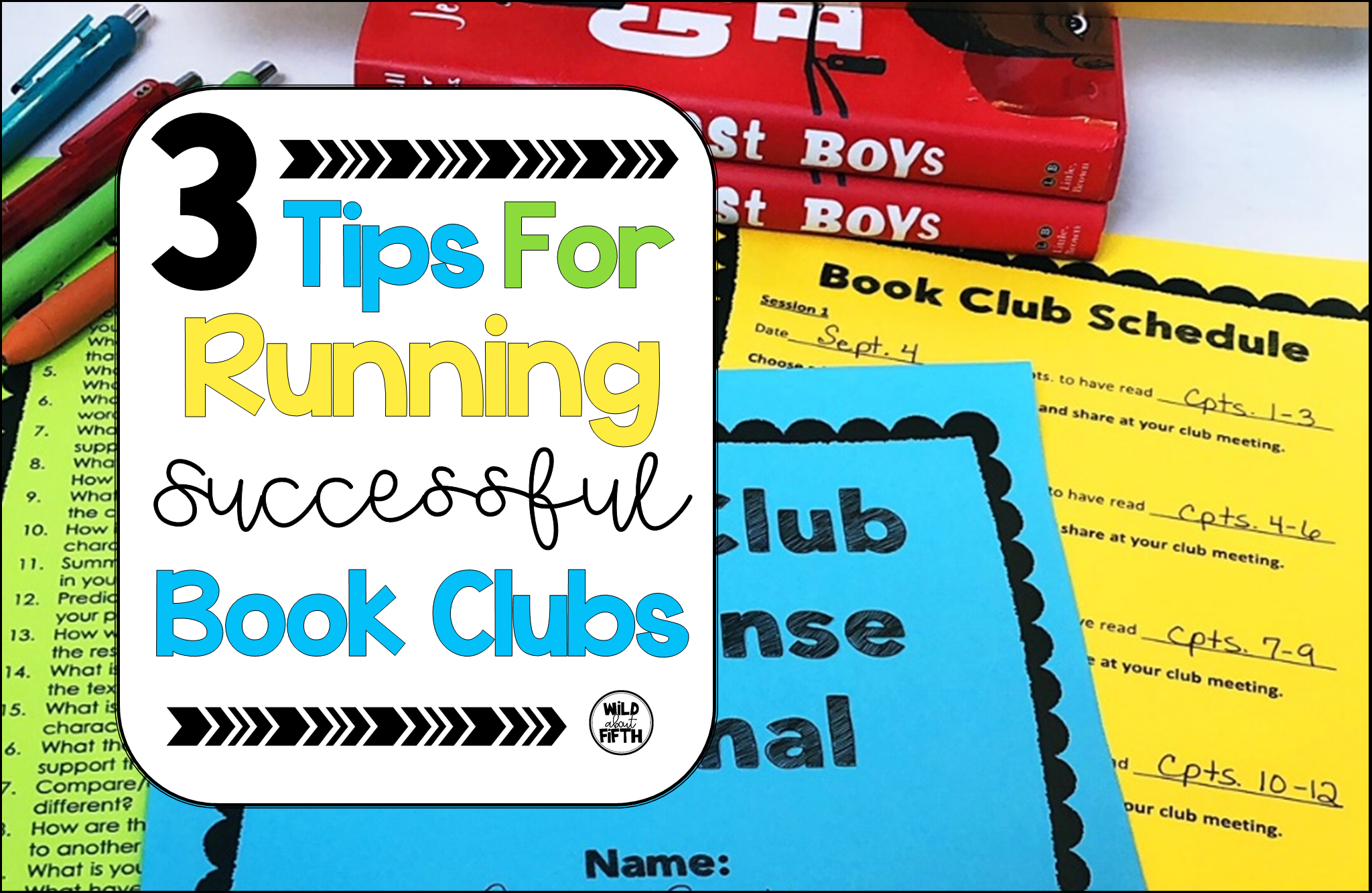 3 Tips for Running Successful Student Led Book Clubs | Wild about fifth ...
