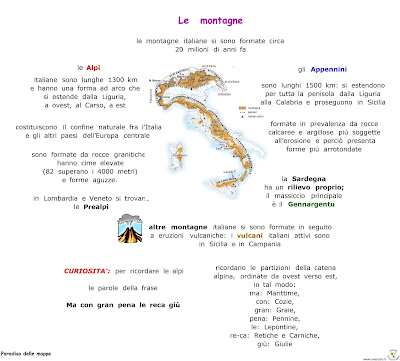 Paradiso delle mappe: Le montagne