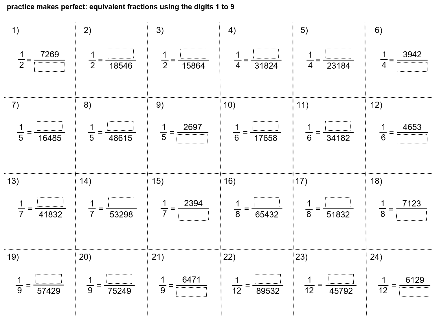 MEDIAN Don Steward mathematics teaching: fractions practice makes perfect