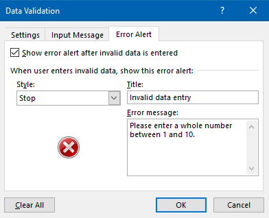 Excel Data Validation - Explained
