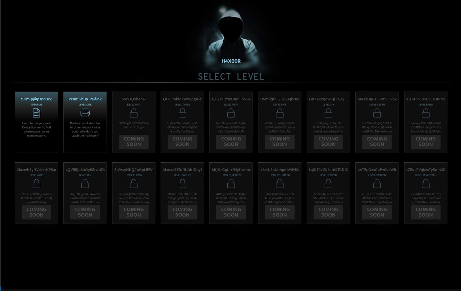 Serious Game To Understand Hacking Workflows