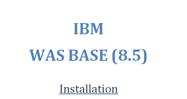 MiddlewareBox: IBM WAS ( WebSphere® Application Server) BASE ...