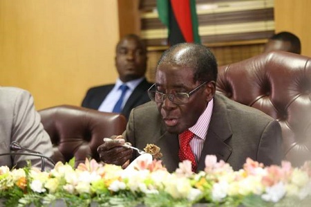 THE ZIMBABWEAN PRESIDENT, ROBERT GABRIEL MUGABE CELEBRATES 93RD BIRTHDAY.