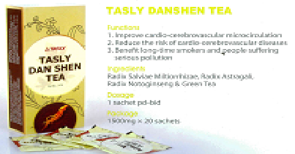 Tasly Danshen Tea ~ Tasly Health Products