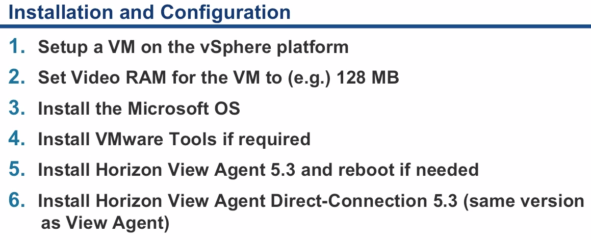 理論篇 - VMware View Agent Direct-Connection ~ 不自量力 の Weithenn