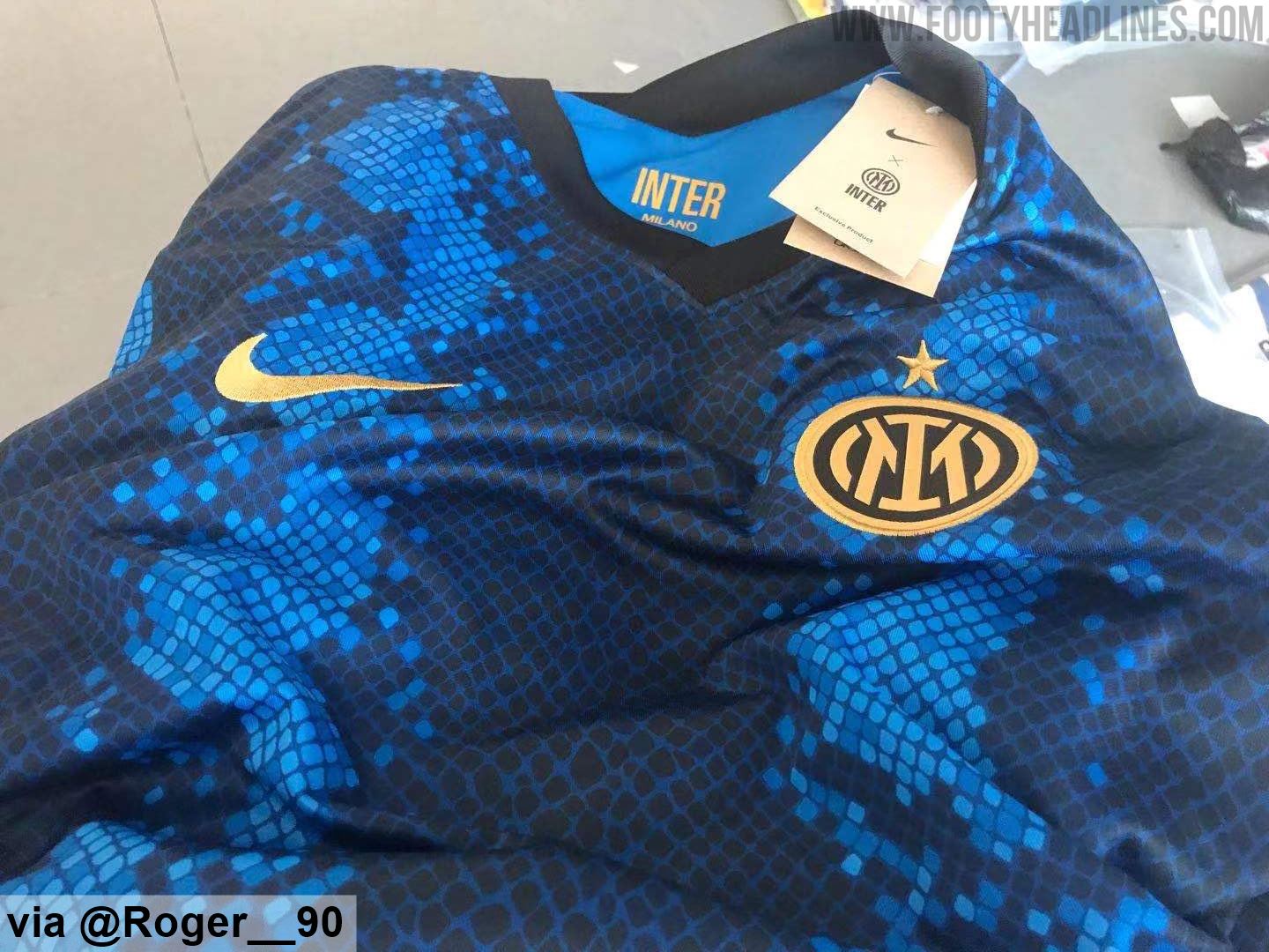 Nike Inter Milan 21-22 Home Kit Leaked - Footy Headlines