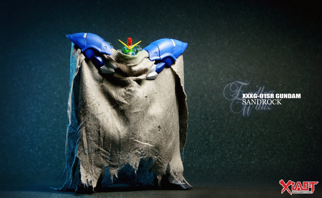 MG 1/100 Sandrock Gundam Custom EW with Cloak Custom Build - Gundam ...