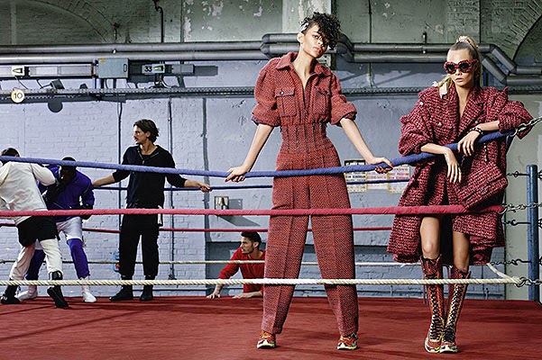 Kara Devlin for Chanel: new footage campaign