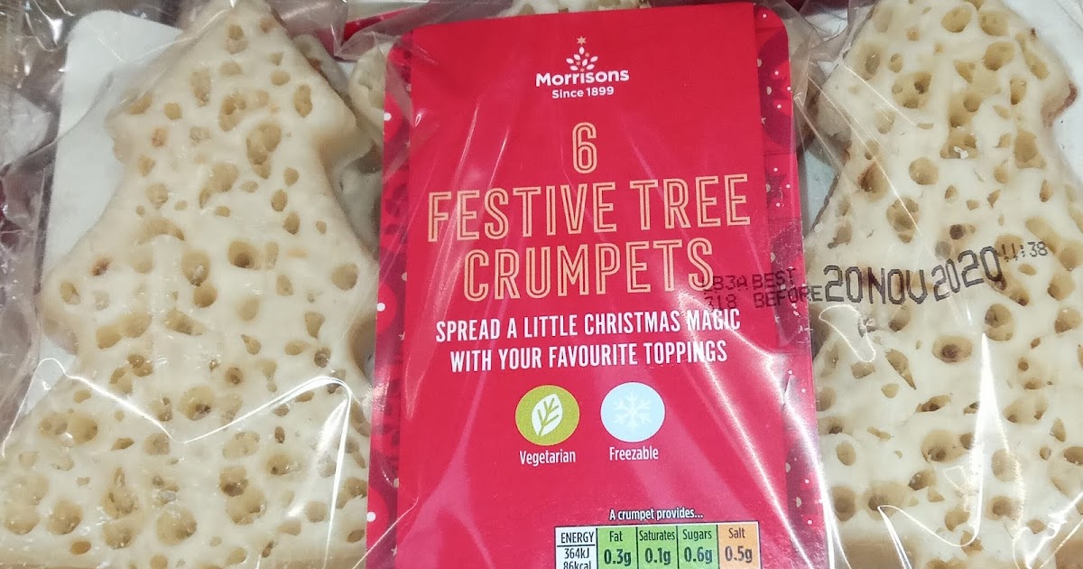 Supersupergirl's Food Reviews: Morrisons Festive Tree Crumpets