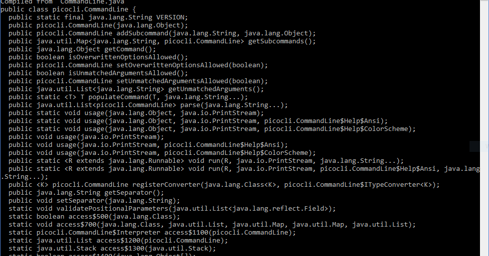 Inspired by Actual Events: Java Command-Line Interfaces (Part 10): picocli