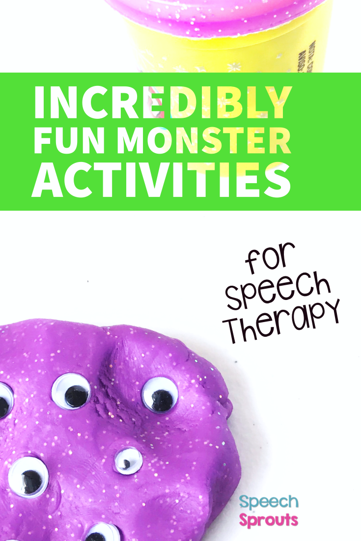 19 Incredibly Fun And Easy Preschool Speech Therapy Activities: Monster ...