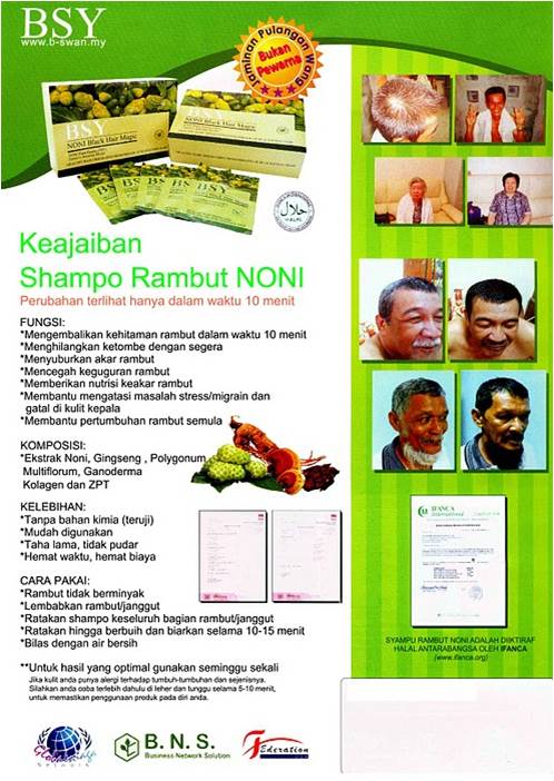 Agen Sampo Noni Kalsel: TESTIMONI