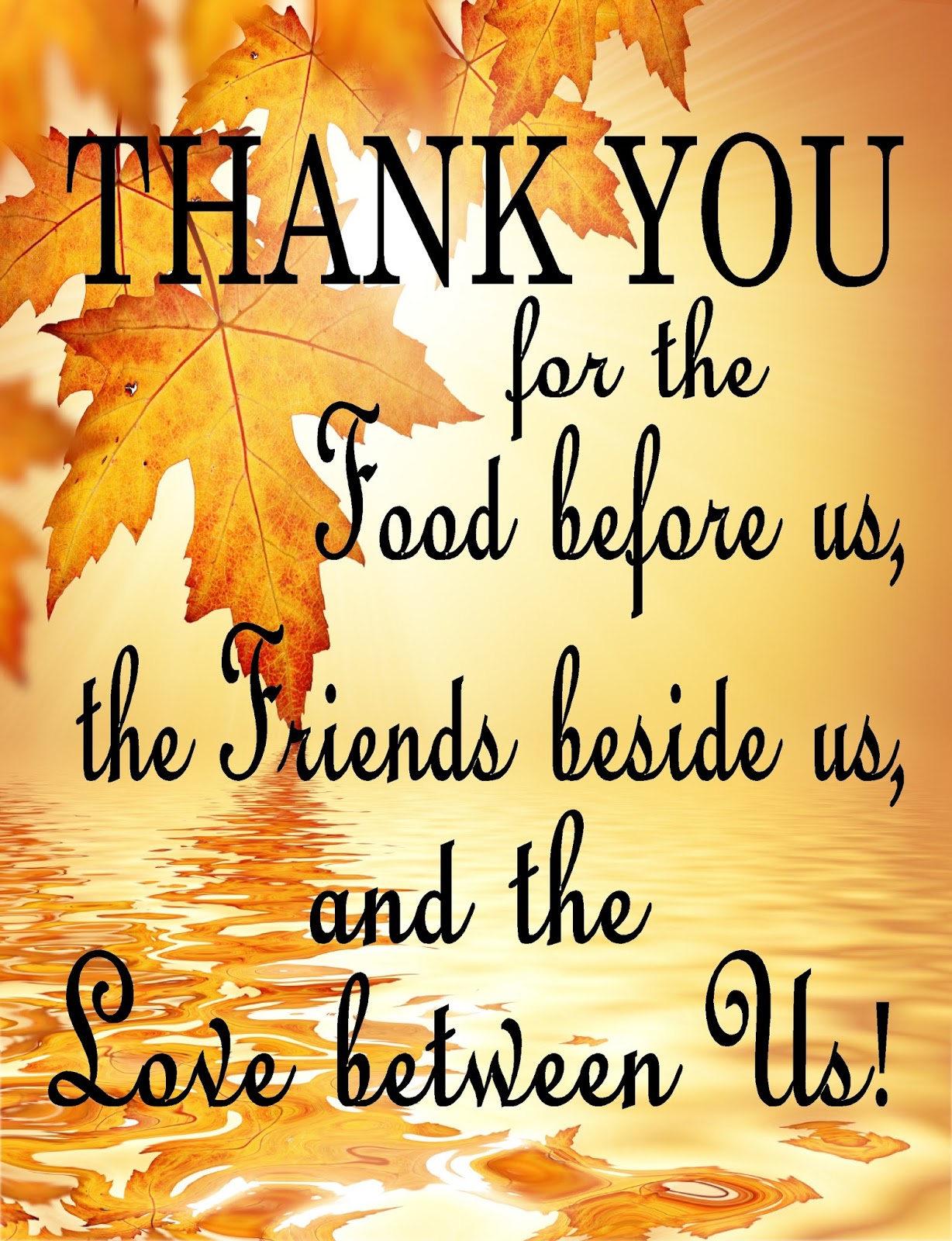 DIY Party Mom: Thank You Thanksgiving Free Printable Quote