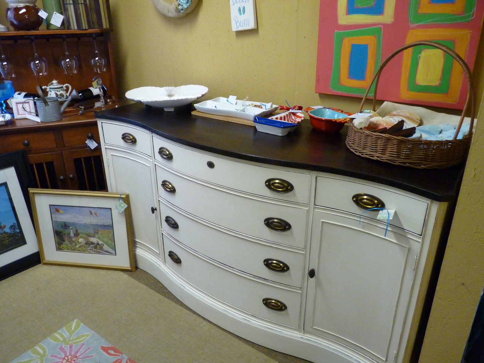 The Turquoise Nest: {Painted Furniture} - Buffet