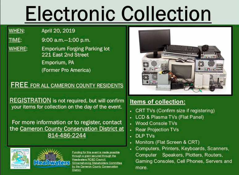 Cameron County PA News: County Wide Electronic Collection