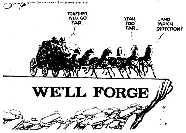 Hackwhackers: Today's Cartoon Twofer - The Wells Fargo Wagon Is A-Comin ...