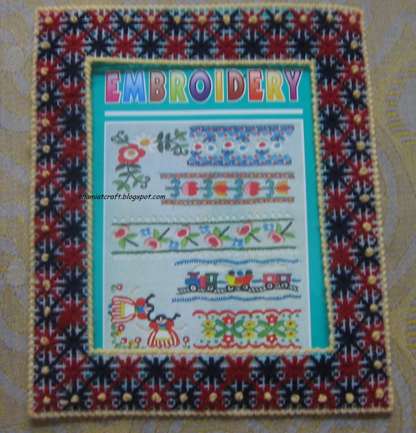 MY CRAFT WORKS: Plastic Canvas - Photo frame