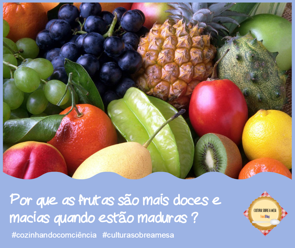 Cultura Sobre a Mesa: POR QUE AS FRUTAS FICAM DOCES E MACIAS QUANDO ...