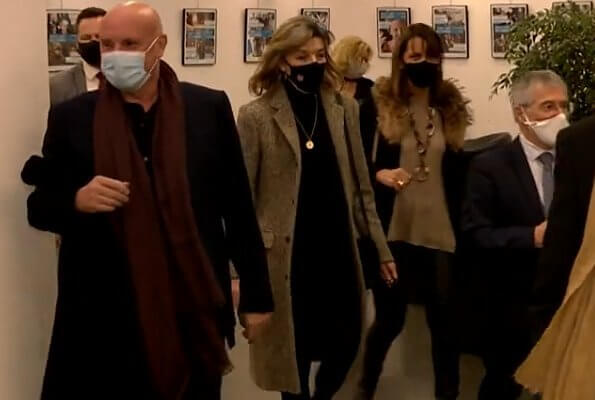 Princess Caroline attended a ballet performance of students of the ...