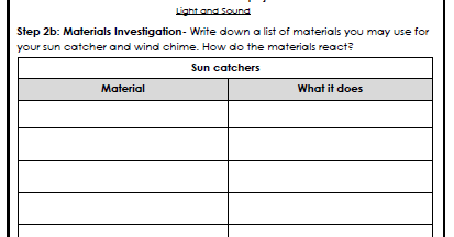 Design and Technology Homework