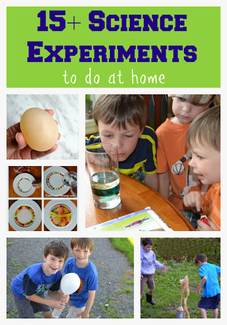 East Coast Mommy: At Home Science for Kids... 15+ simple experiments ...