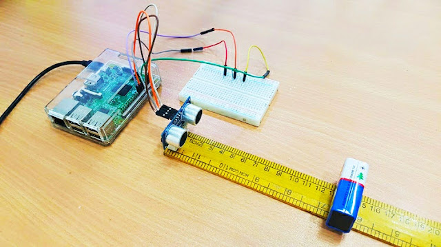Interfacing Ultrasonic sensor with raspberry pi