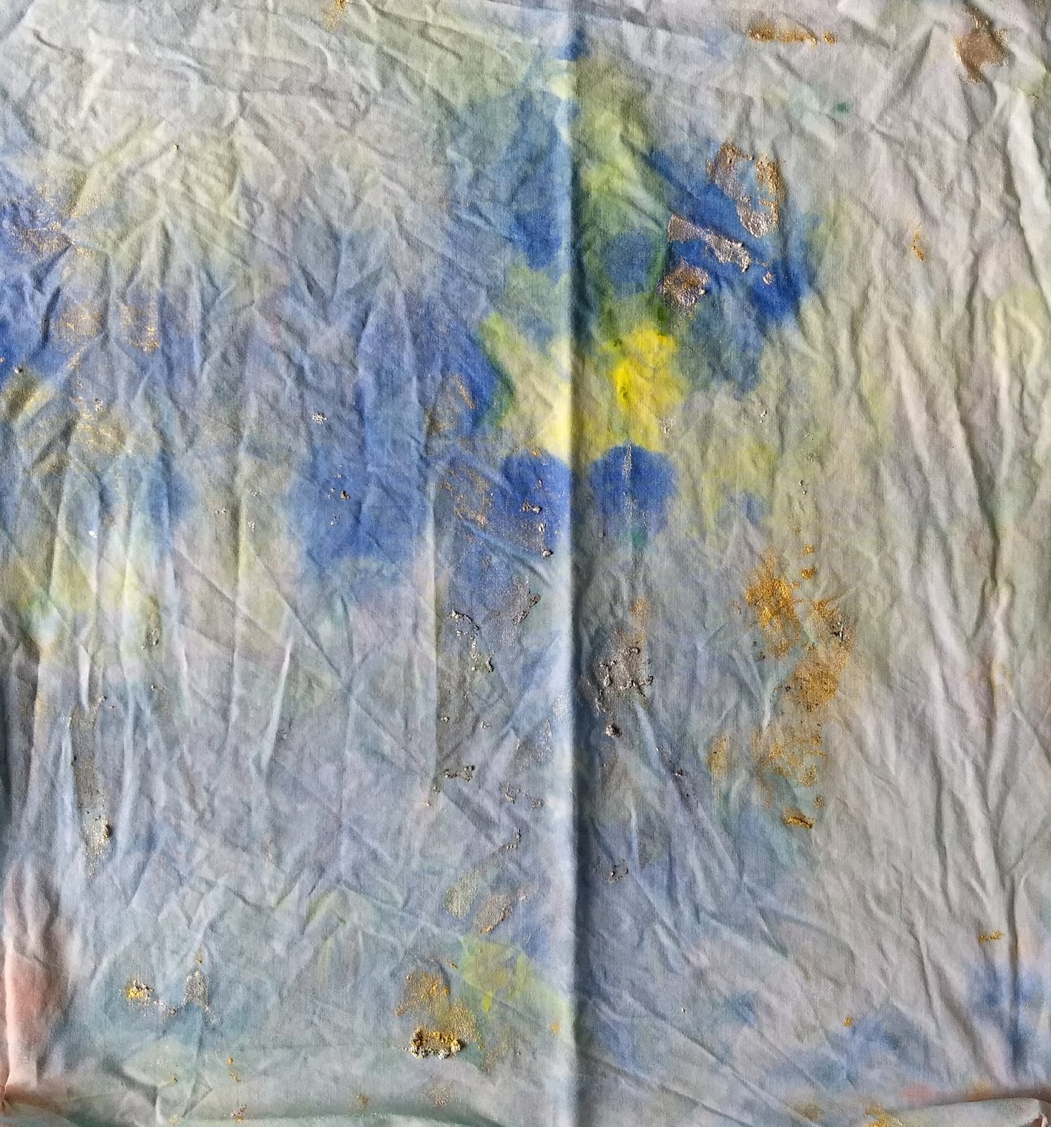 Snow Dyeing with Acrylic Paint